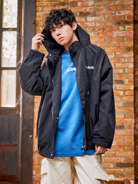 簡約英文風衣薄外套